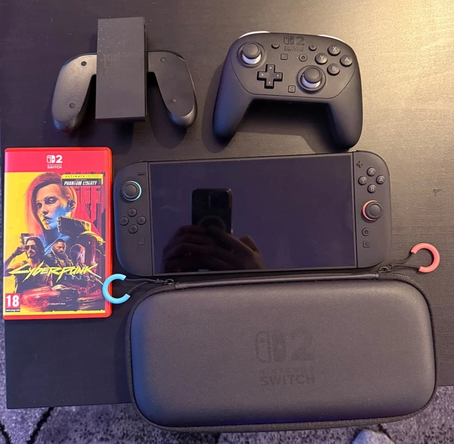 NINTENDO SWITCH 2 Bundle (Console, Dock, Pro Controller, CyberPunk 2077 ...