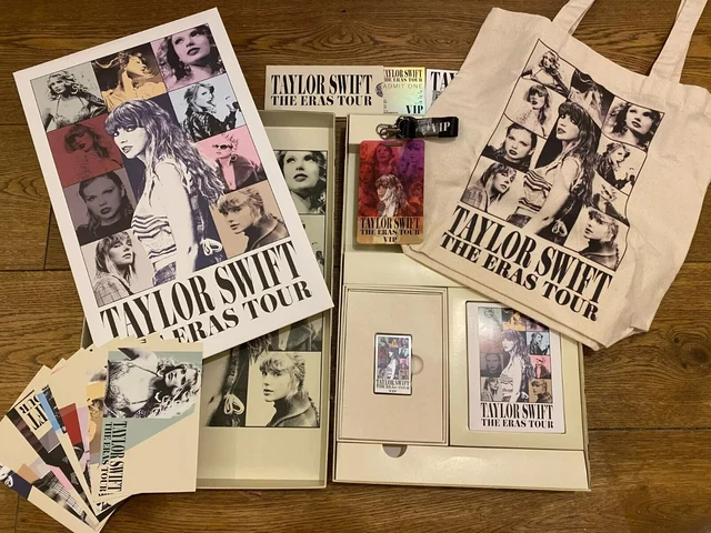 TAYLOR SWIFT ERAS Tour 2024 - VIP Package Merch Box - INTERNATIONAL SET ...