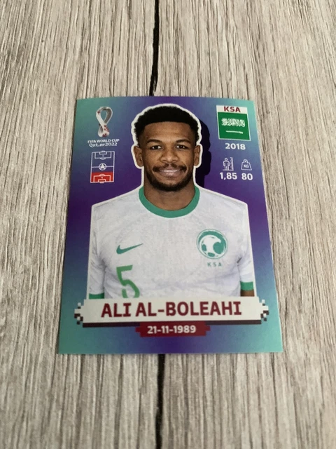 PANINI WM 2022 World Cup Sticker Nr.6 ALIAL-BOLEAHI Saudi Arabien WM 22 ...