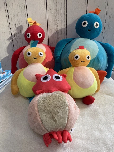 5 X TWIRLYWOOS PLUSH BUNDLE chick CHICKEDY soft Toy PEEKABOO toodloo ...