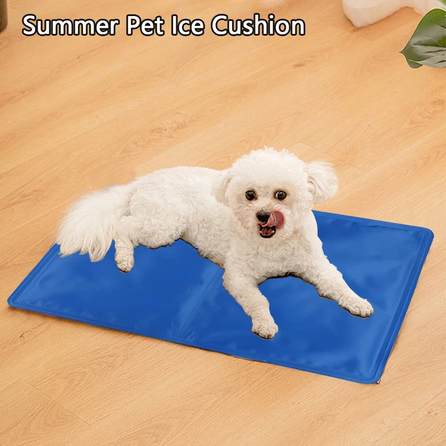 PET DOG CAT Cool Mat Self Cooling Gel Mat Pad Bed Mattress Heat Relief ...