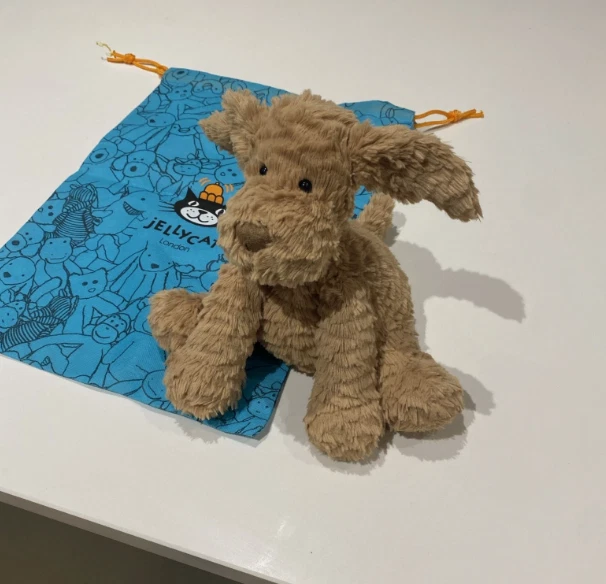 ADORABLE 23CM JELLYCAT Fuddlewuddle Puppy Plush - Super Soft Stuffed ...