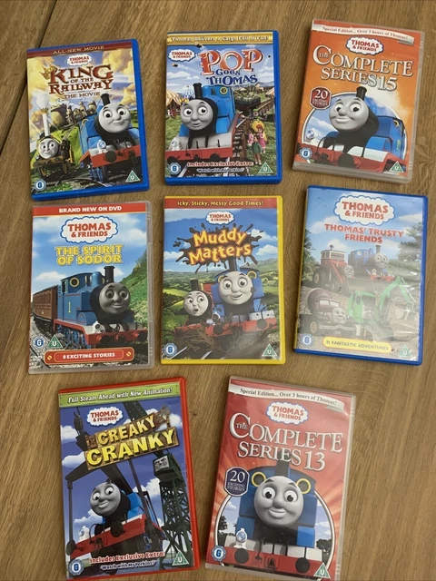 KIDS THOMAS & Friends / Thomas The Tank Engine DVD bundle - 8 DVDS- 4 ...
