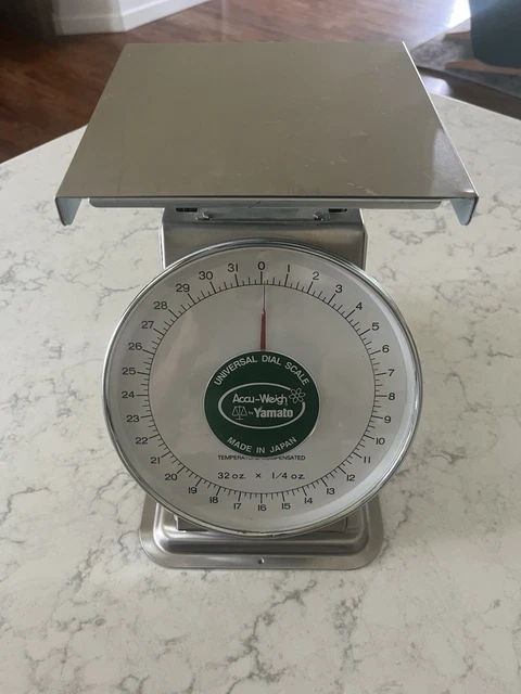 Mechanical Kitchen Scale 20 Lb Yamato Accu-Weigh 20 Lb Dial Portion ...