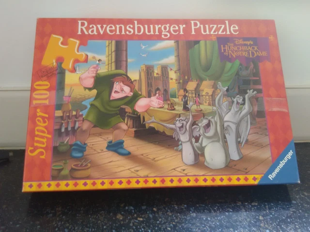 VINTAGE RAVENSBURGER DISNEYS Hunchback of Notre Dame 100 piece Jigsaw £ ...