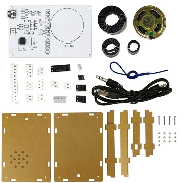 ELECTRONIC DIY LED Sound Control Music Display Kit with Microcontroller ...