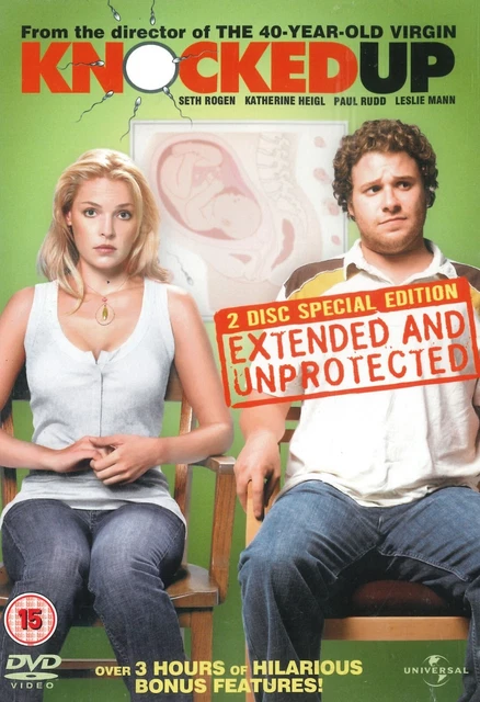KNOCKED UP (2007) DVD, Seth Rogen, Katherine Heigl, Paul Rudd [Region 2 ...