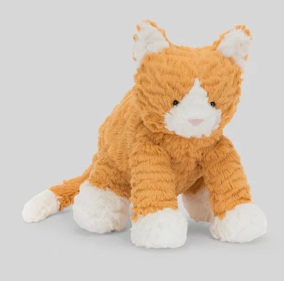 AUTHENTIC JELLYCAT FUDDLEWUDDLE Ginger Cat 23cm Plush NEW w Original ...
