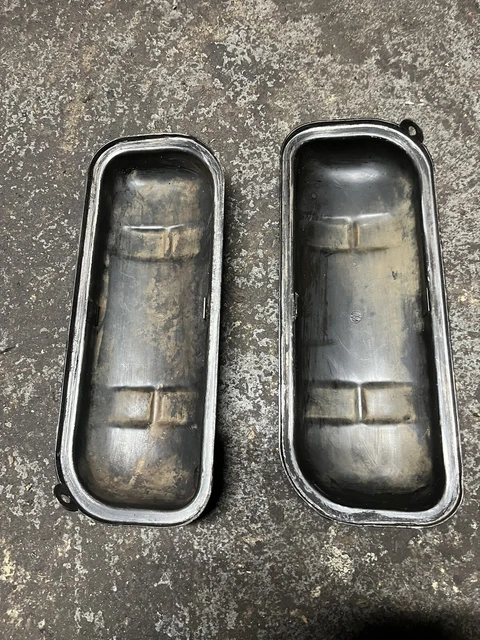 PAIR GENUINE VW Type 4 T2 Aircooled Engine Rocker Covers Bay T25 Split ...