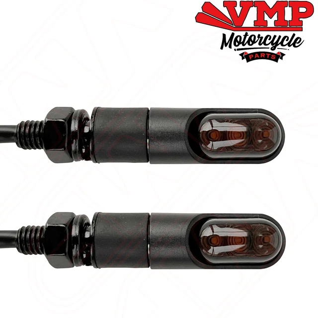 HONDA PCX125 MINI LED Indicatori Proiettile Coppia Anneriti Strada ...