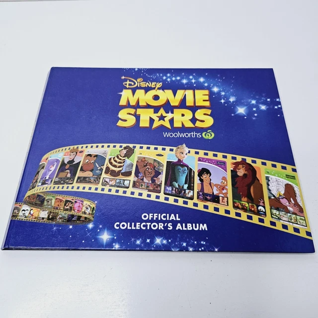 DISNEY MOVIE STARS Woolworths Official Collector's Album all cards ...