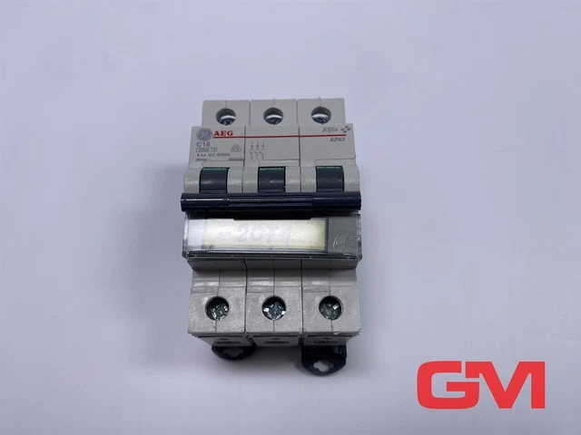 AEG GE LEISTUNGSSCHUTZSCHALTER Elfa EP63 C16 circuit breaker 566599 3P ...