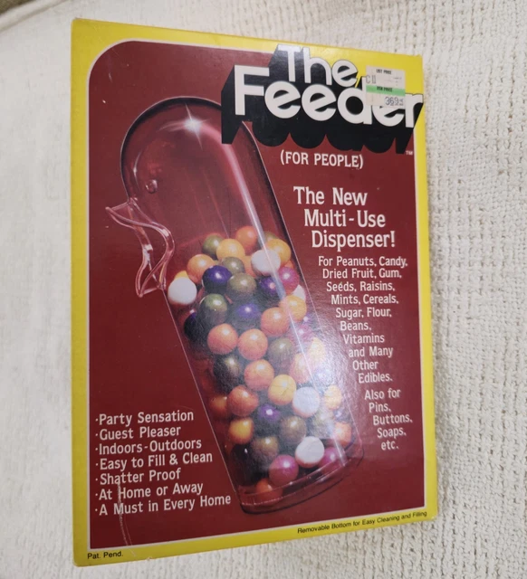 RARE VINTAGE THE Feeder For People Multi Use Dispenser Duncan Co. NEW ...