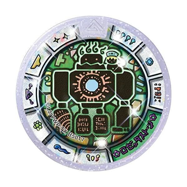 YOKAI WATCH HIHO Yokai Emblem & Kaseki Medal Set 07 Rosetta Stone F/S w ...
