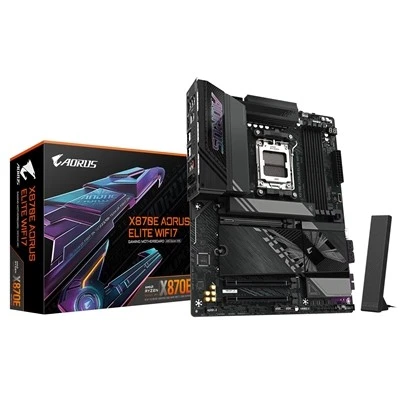 GIGABYTE X870E AORUS ELITE WIFI7 Amd Am5 Socket Motherboard Atx 4X Ddr5 ...