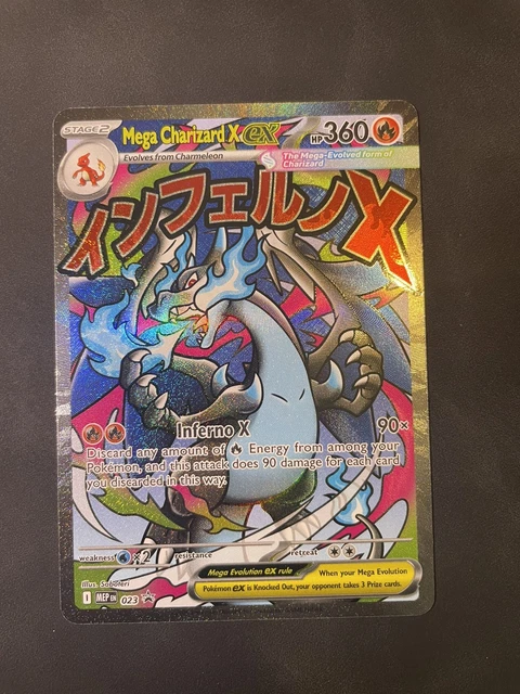MEGA CHARIZARD X EX 023 Mega Evolution UPC Promo £60.00 - PicClick UK