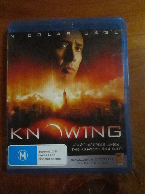 DVD BLU-RAY KNOWING Nicolas Cage Great **Must See *** EUR 3,63 - PicClick FR