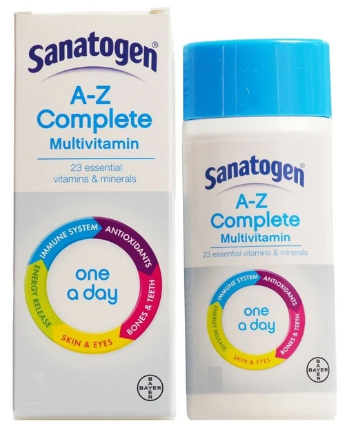 SANATOGEN A-Z COMPLETE Multivitamin One A Day - 60 Tablets £12.15 ...