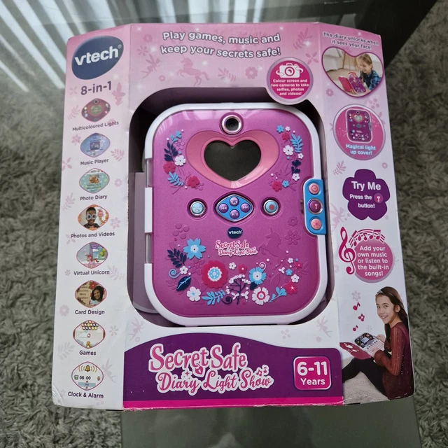 VTECH SECRET SAFE Diary Light Show Kids Electronic Toy £39.99 - PicClick UK