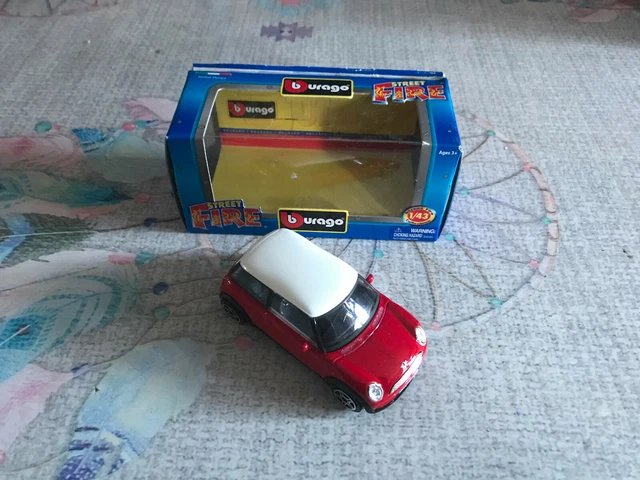 VOITURE MINIATURE BURAGO Street Fire Mini Cooper au 1/43 EUR 9,90 ...