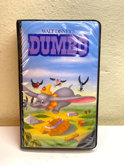 DUMBO VHS 1985 First Release Walt Disney Black Diamond Classics RARE ...
