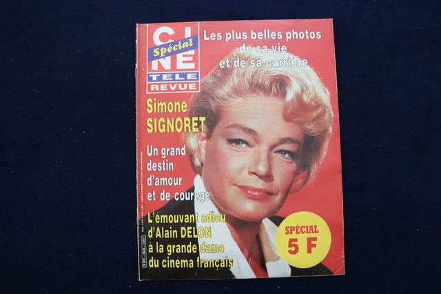 1985 OCTOBER 3 Cine Tele Revue Magazine - Simone Signoret Cover - E ...
