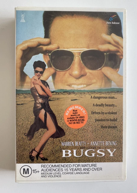 BUGSY [VHS] FIRST Release Big Box Video Tape Warren Beatty 1991 VGC $19.95 - PicClick AU
