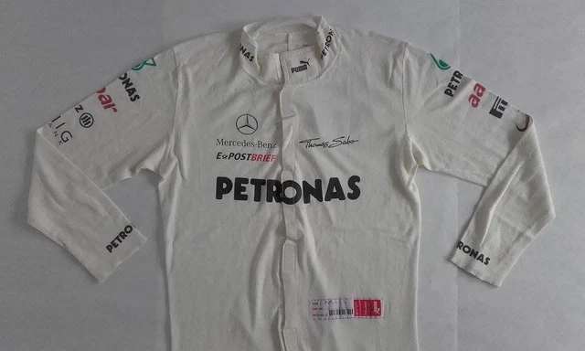 ROSBERG NICO - Mercedes F1 - complete nomex race shirt with pants, used ...