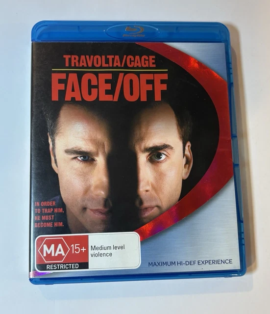 FACE/OFF BLURAY 1997 - Face Off Region A B & C - Free Aus Post! $10.00 ...