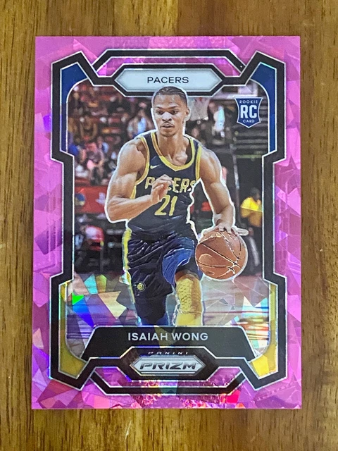 2023-24 PANINI PRIZM Rosa Crackle Rc Isaiah Wong Pacers #154 EUR 0,92 ...