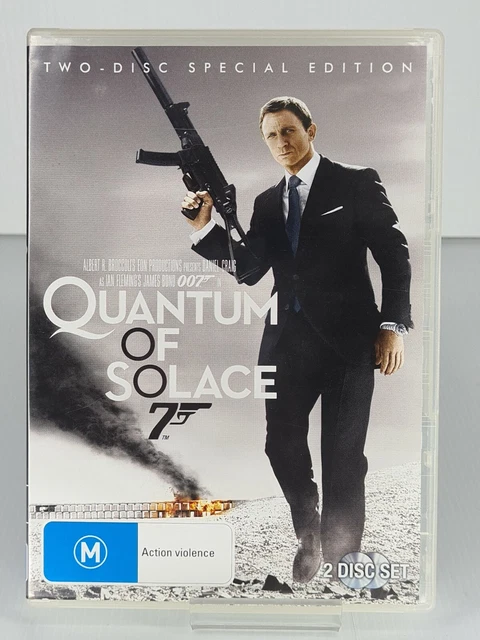 QUANTUM OF SOLACE DVD James Bond 007 Daniel Craig Action Adventure Judi Dench $13.00 - PicClick AU