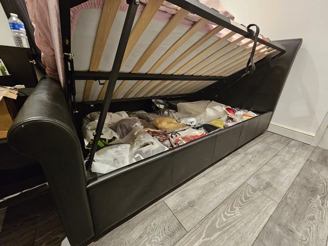 DOUBLE BED FRAME - Dreams Wilson Upholstered Ottoman Bed Frame £499.00 ...