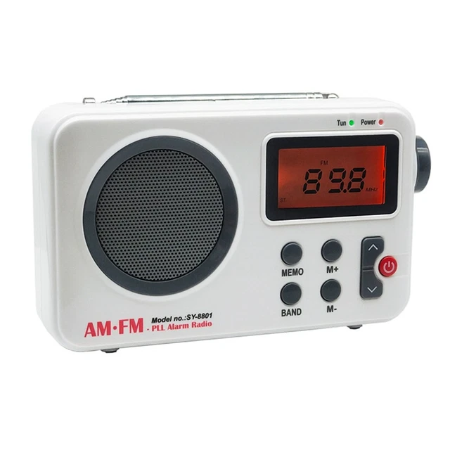PORTABLE AM/FM RADIO, Digital Shower Radio, Stereo Radio with ...