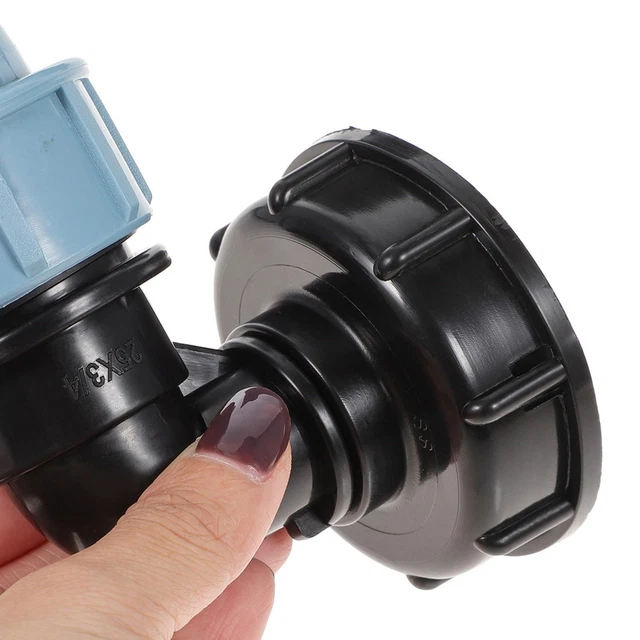 2 PCS PLASTIC IBC Tank Hose Adapter for 1000 L Tote Valve Fittings $20. ...