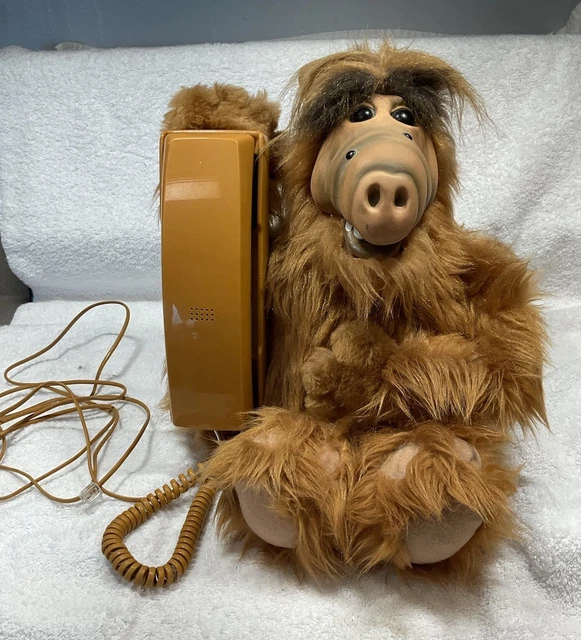 THE ALF PHONE 1988 Plush Corded Button Telephone £100.28 - PicClick UK