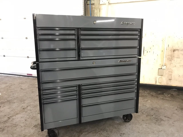 SNAP ON KRL Masters Toolbox Storm Grey Not Mac Tool Krl722 Roll Cab Top ...