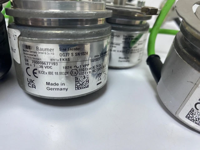 BAUMER SINE ENCODER OG77 S SN1024 Encoder sew-Typ EK8S $425.00 - PicClick