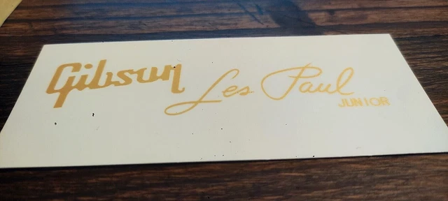 GIBSON LES PAUL junior HEADSTOCK LOGO TETE DE GUITARE GIBSON LES PAUL ...