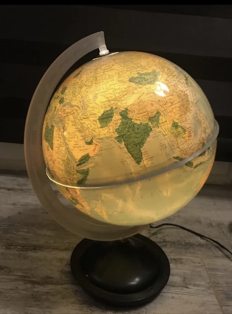 MAPPAMONDO ANNI '70 - '80 Vintage Luminoso Originale Lampada EUR 45,00 ...