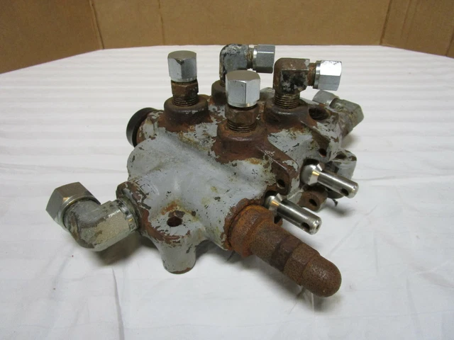 GRESEN 2 SPOOL Hydraulic Control Valve 2702 with Stainless Steel Spools ...