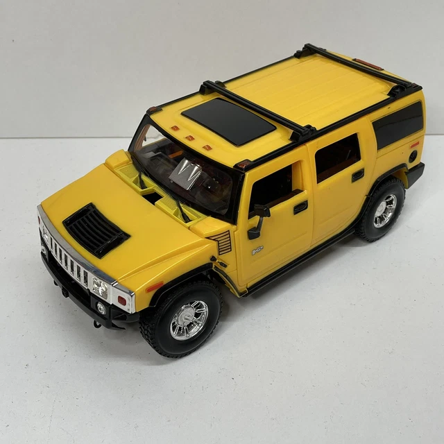 HUMMER H2 JAUNE Road Bot Roadbot Scale 1/18 Transformer EUR 34,90 ...