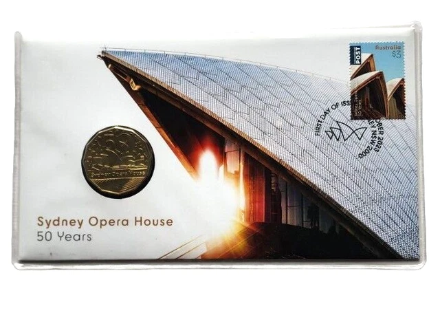SYDNEY OPERA HOUSE PNC 50 Years 2023 RAM 50c Coin Envelope $44.99 ...