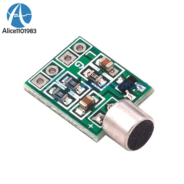 MINI MICROPHONE AUDIO Amplifier Module Speaker Circuit Board DC 2.5V-9V ...