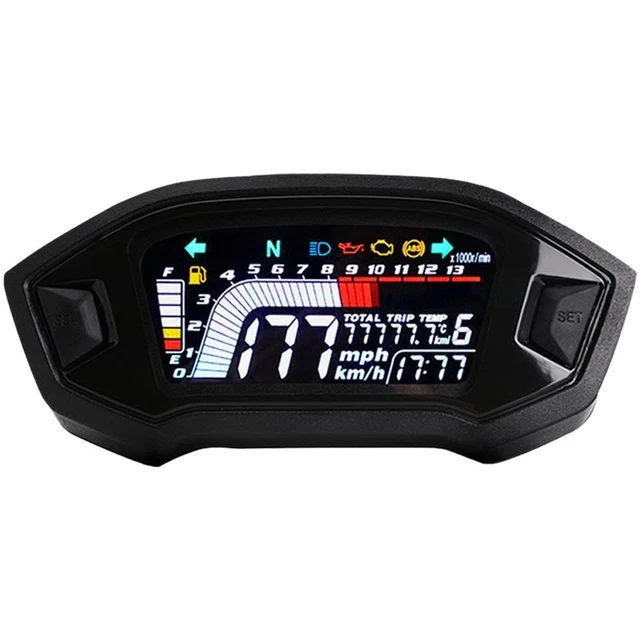 VA PANEL LCD Instrument Cluster Digital Tachometer Flashing Low-Fuel ...