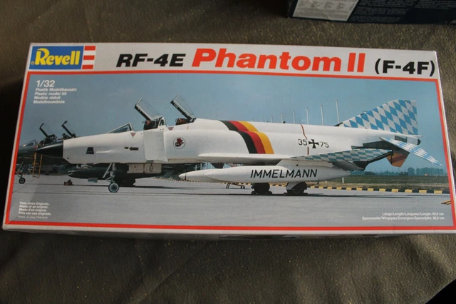 RARE RF-4E Phantom Ii (F-4F) Immelmann, Revell N° 4754 1/32 **** EUR 69 ...
