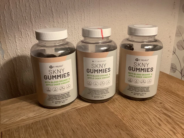 IT WORKS SKINY Gummies X3 Bottles £50.00 - PicClick UK