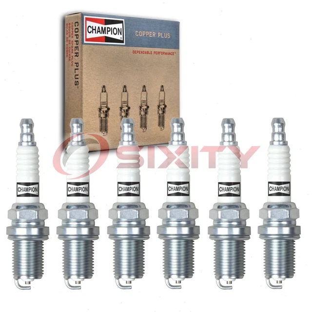 6 PC CHAMPION Copper Plus Spark Plugs for 1993 Mercedes-Benz 300E 2.8L ...