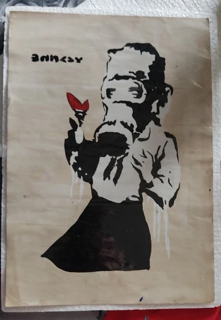 BANKSY PEZZO unico non è Dismaland, Rat. No Keith Haring, Schifano EUR ...