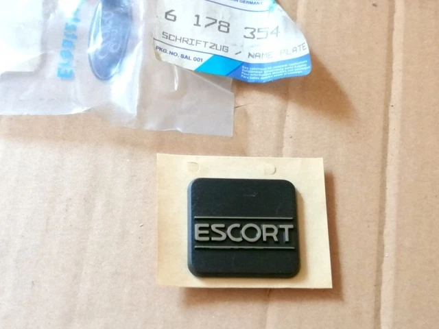 FORD ESCORT MK4 Emblem Schriftzug Oldtimer Neu EUR 19,99 - PicClick DE