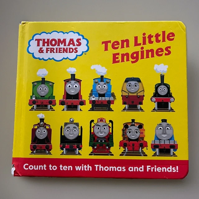 THOMAS THE TANK Engine & Friends Board Book - Ten Little Engines 2019 ...